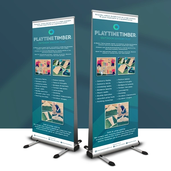 Thunder Outdoor Roller Banner | Grafx UK